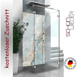 Erhöhen Sie den Glamour: Marmor-Duschrückwände für ein luxuriöses Bad